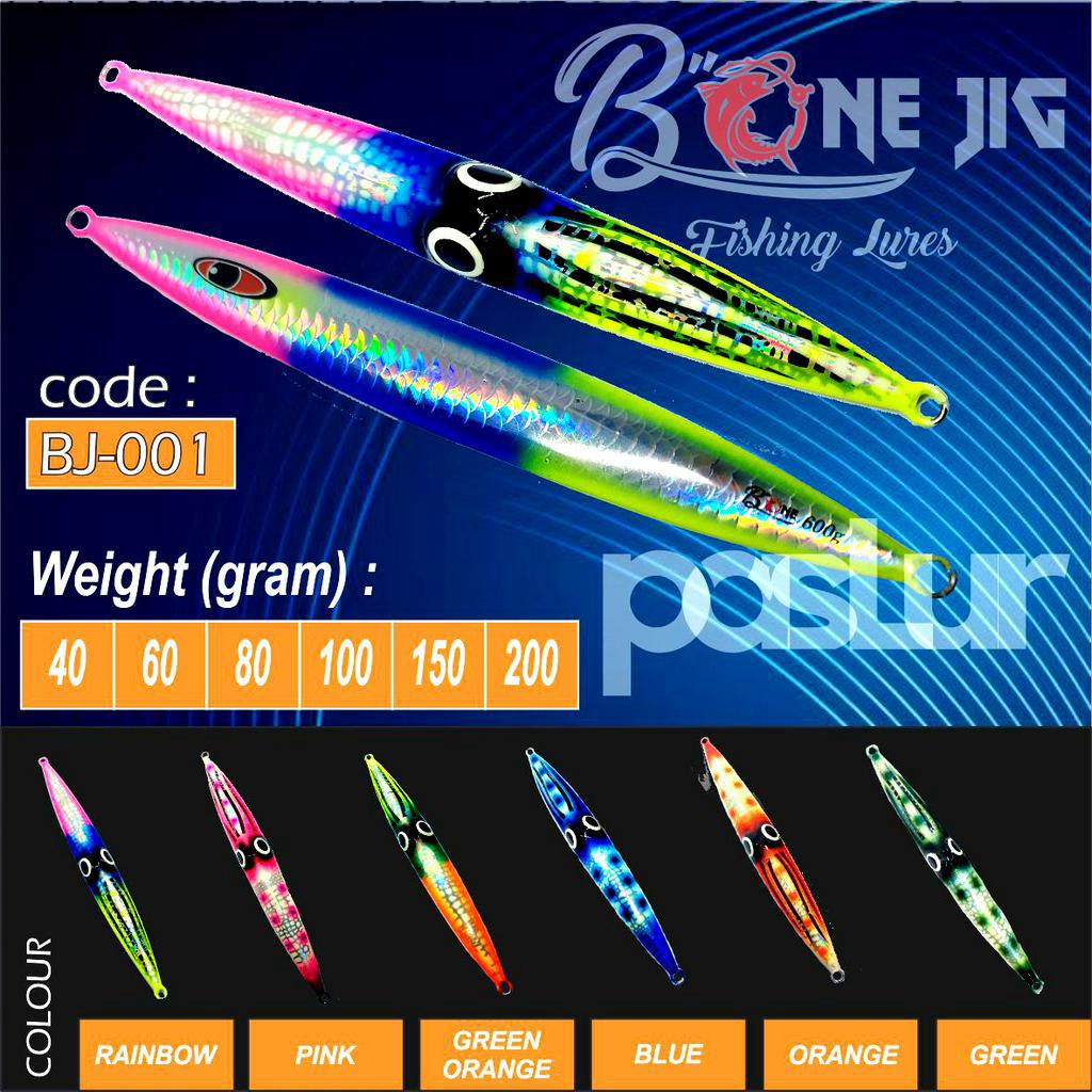 Jual Bone JIG BJ-001 GID 40 / 60 / 80 / 100 / 150 / 200 gram | Shopee Indonesia