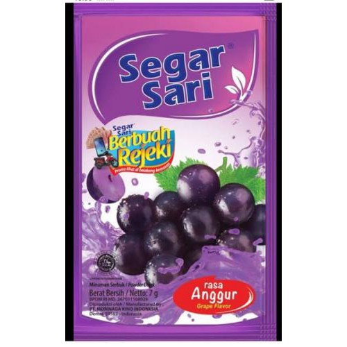 Jual Segar Sari minuman serbuk rasa Buah 7gr x 10 sachet | Shopee Indonesia