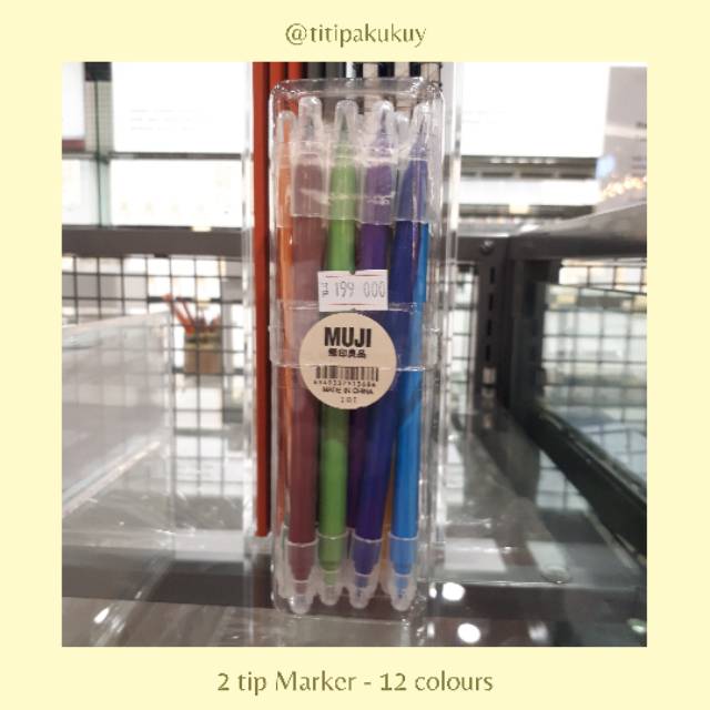 Jual Spidol MUJI (2 Tip Marker) | Shopee Indonesia