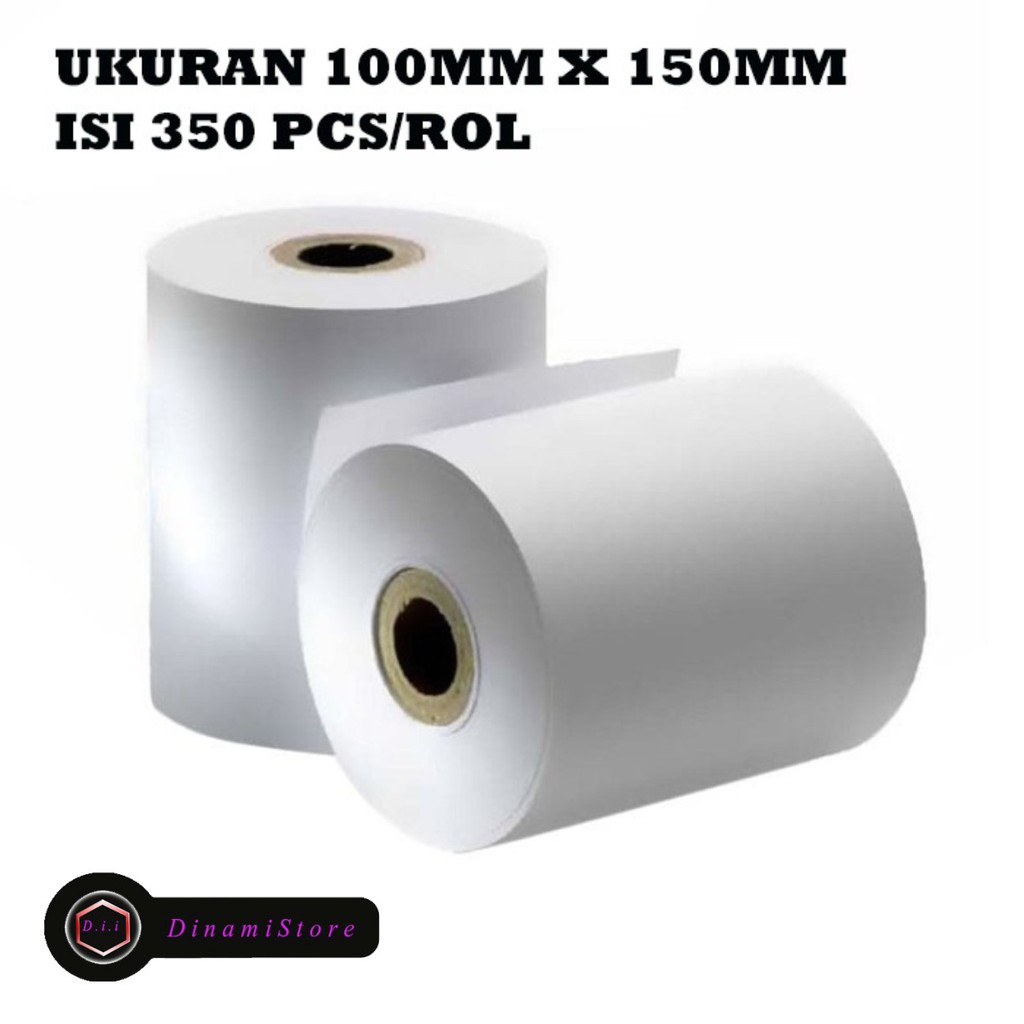 Jual Kertas resi Label Sticker Direct Thermal A6 10x15cm 100x150mm ...