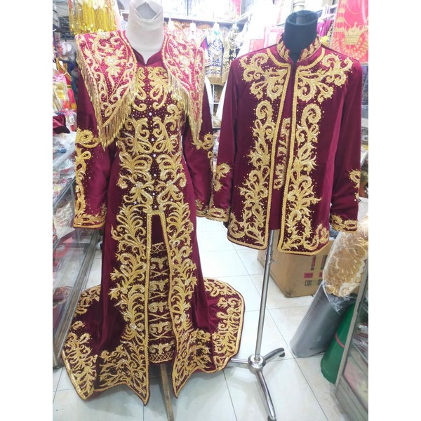 Jual baju gamis pengantin adat minang padang | Shopee Indonesia