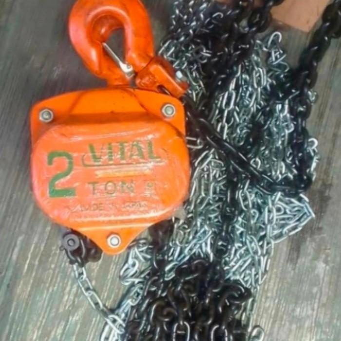 Jual Chain | Chain Block Vital 2 Ton X 5 Meter Takel Rantai Manual ...