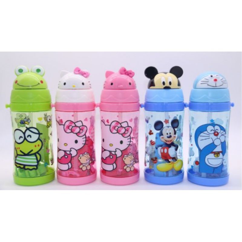 Jual (bayar di tempat) Botol minum anak karakter 500ml / botol kepala ...