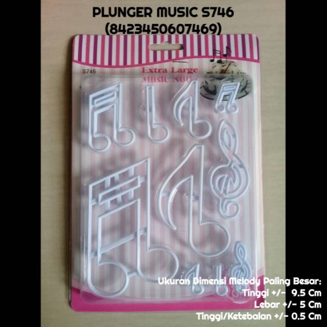 Jual Cetakan plunger musik melodi nyanyi sing do re mi kue cookies ...