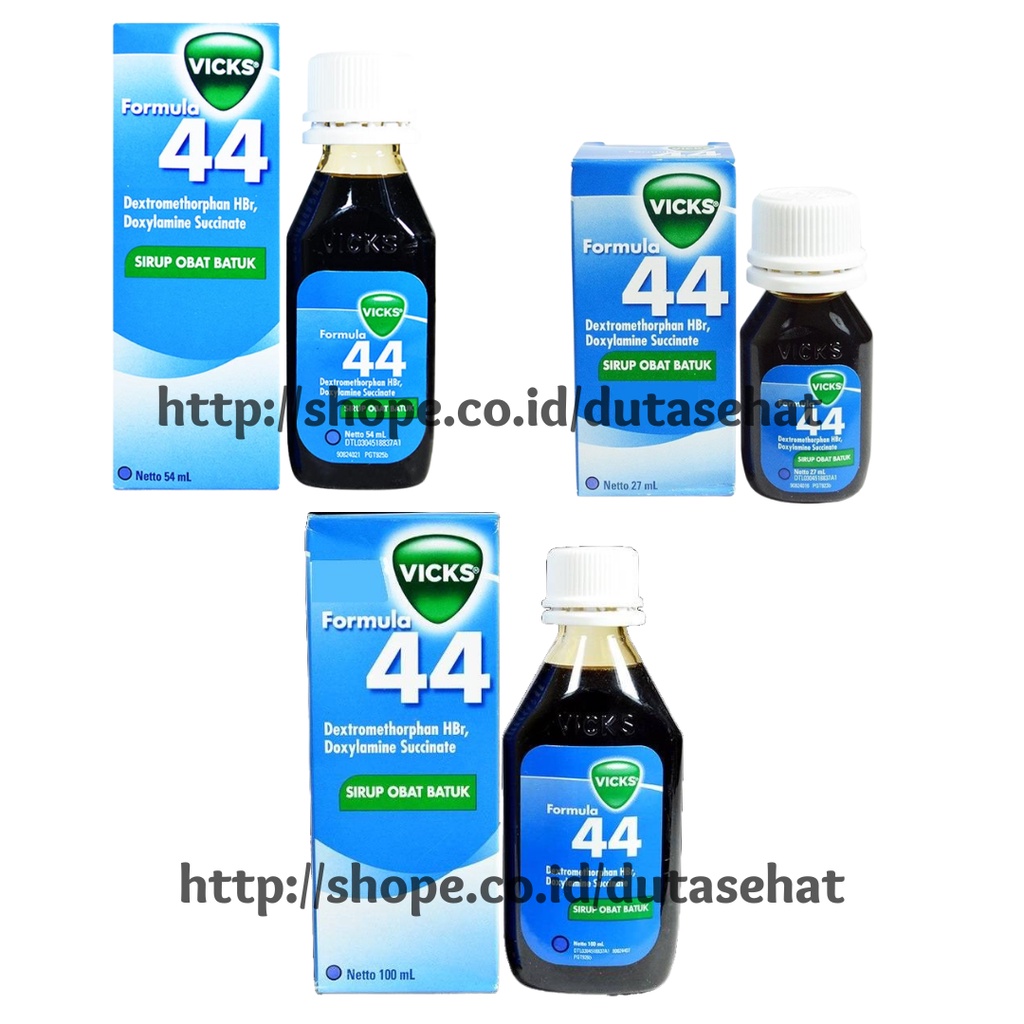 Jual Vicks formula 44 Dewasa - Sirup Obat Flu dan Batuk | Shopee Indonesia