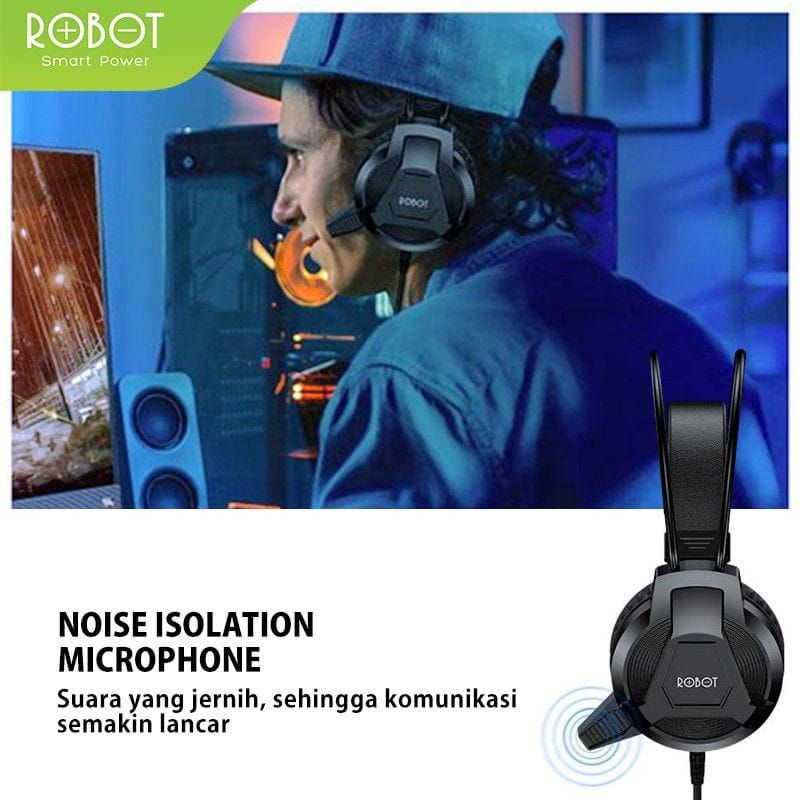 Jual Headset Robot Gaming Full Bass Hear Step | Shopee Indonesia