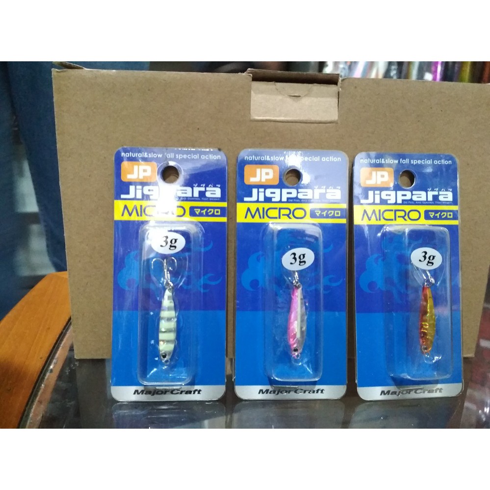 Jual Micro Jig Major Craft Jigpara 3 Gram GID | Shopee Indonesia