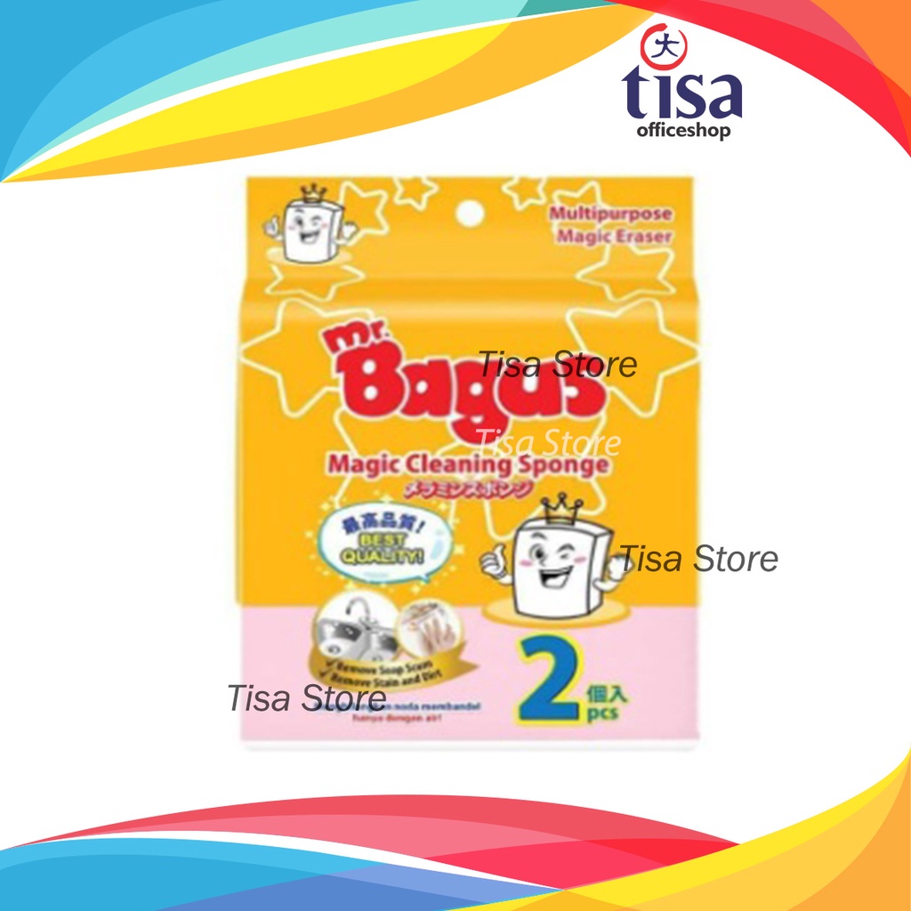 Jual Mr. BAGUS - Magic Cleaning Sponge (isi 2pcs) | Shopee Indonesia