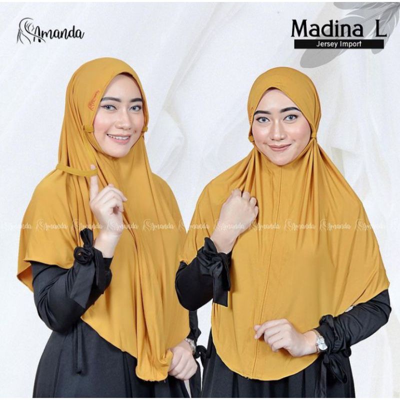 Jual hijab Mariam L ORI Amanda | Shopee Indonesia