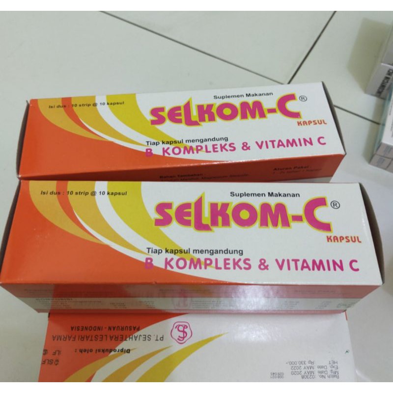 Jual selcom c per box isi 100 tablet | Shopee Indonesia