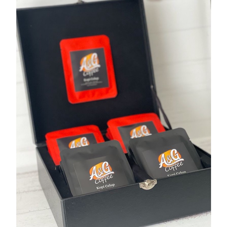 Jual Box isi 40 sachet Kopi Celup (bisa custom) | Shopee Indonesia