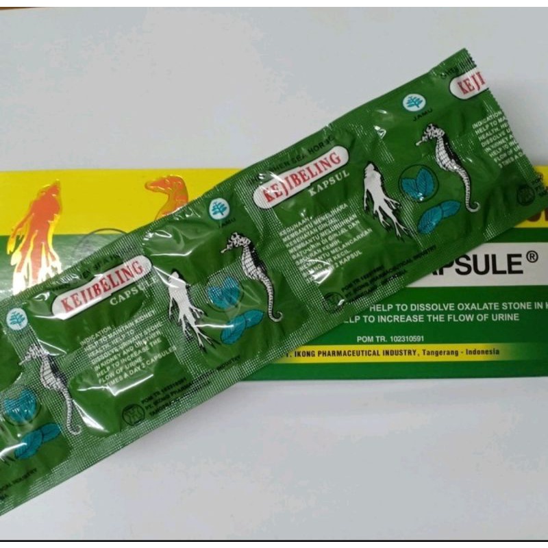 Jual KEJI BELING KEJIBELING IKONG 1 STRIP isi 10 KAPSUL GHENSHEN ...