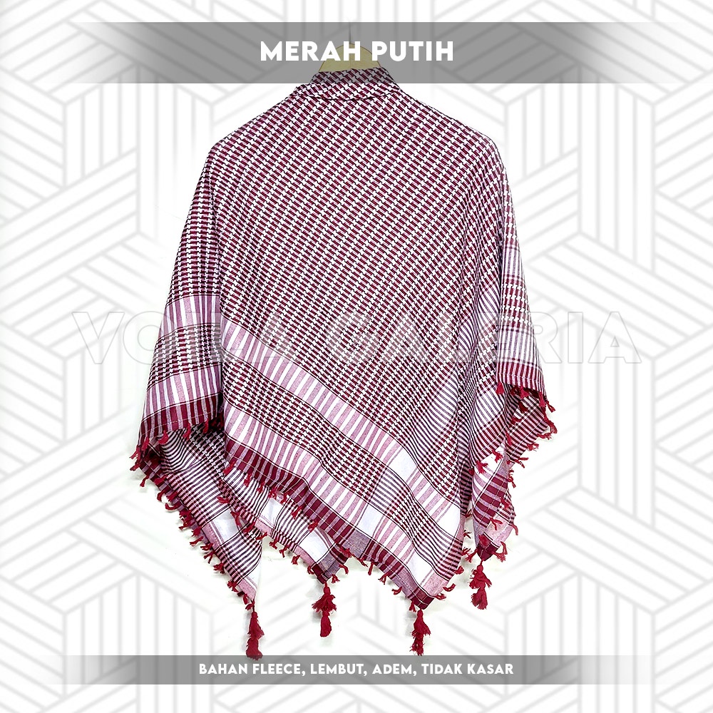 Jual Sorban Palestina Motif Ronce Premium - Surban Arab Kuncir Murah ...