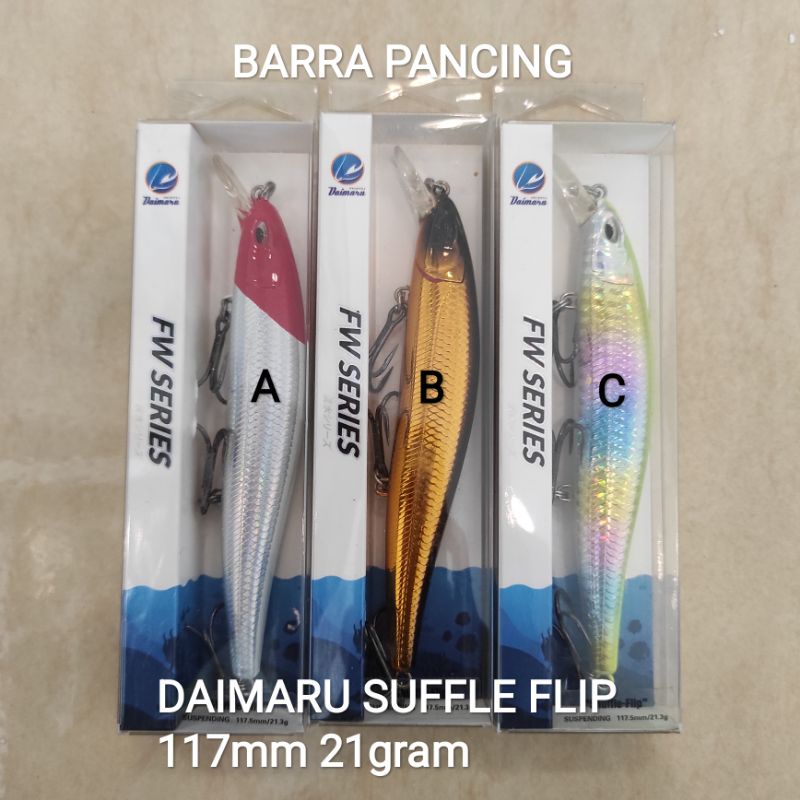 Jual DAIMARU SUFFLE FLIP 117mm 21gram Lure Minnow Suspending | Shopee Indonesia