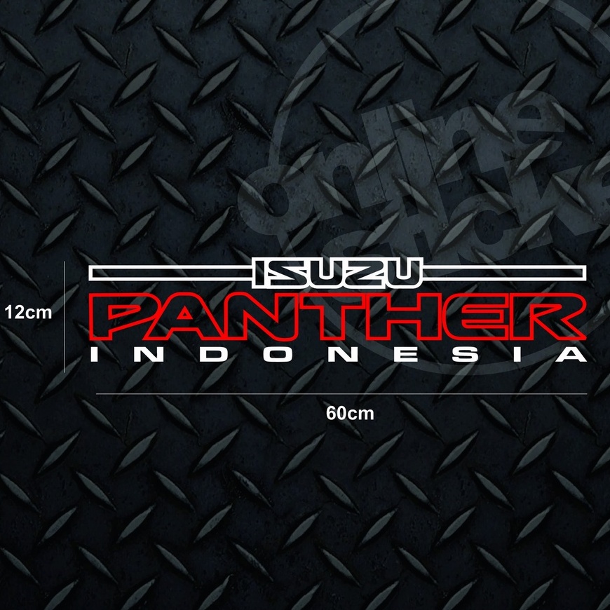 Jual Stiker mobil isuzu panther indonesia stiker kaca depan belakang ...