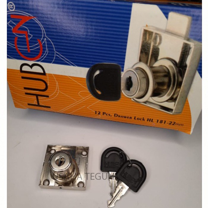 Jual Kunci Lemari Laci Kabinet Drawer Lock HUBEN 22mm | Shopee Indonesia