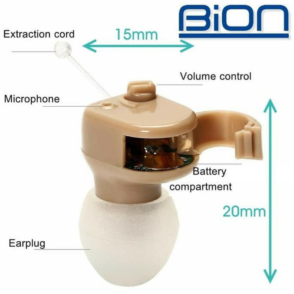 Jual LJP Alat Bantu Pendengaran Terkecil mini tidak Terlihat Hearing ...