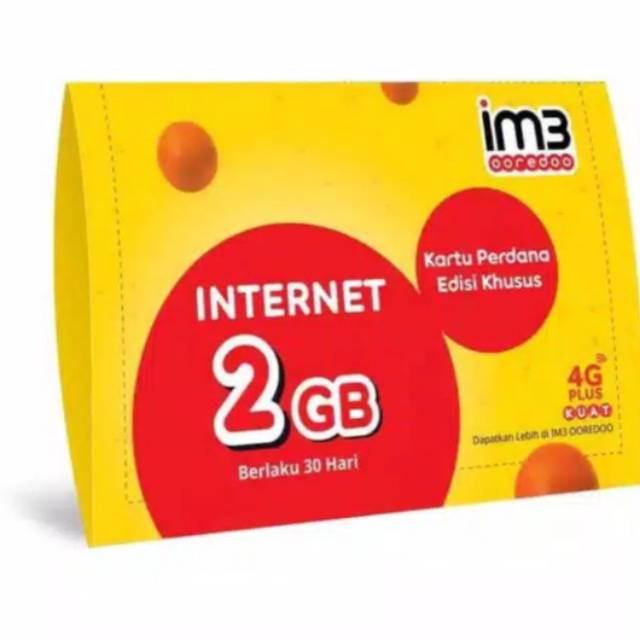 Jual PERDANA INDOSAT 3 GB | Shopee Indonesia