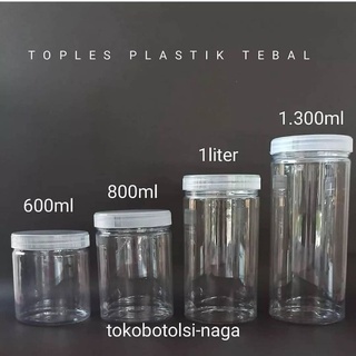 Jual Toples Plastik Bulat 800ML Silinder 800 ML Diameter 9cm Tinggi ...
