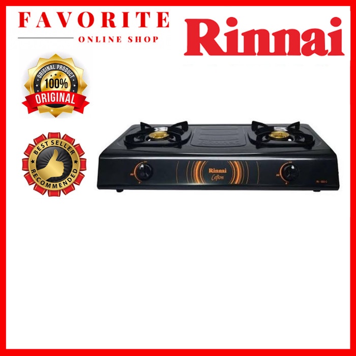 Jual KOMPOR GAS RINNAI RI 522 C ORIGINAL KOMPOR GAS 2 TUNGKU RI-522C ...