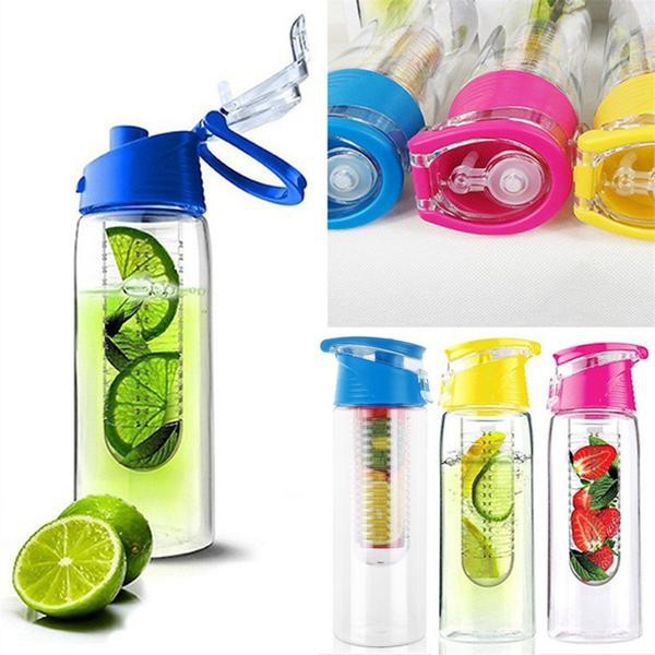 Jual Botol Tritan generation 2 infused Water Fruit infuser Bottle Fruit ...