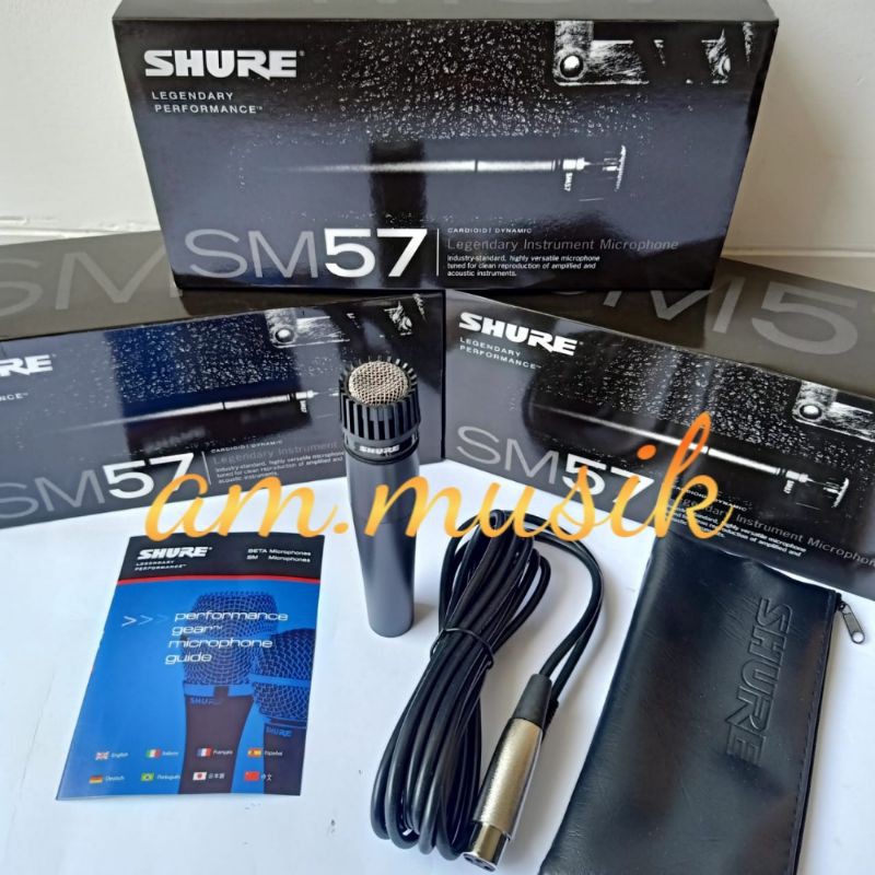 Jual MIC KABEL SM57 MICROPHONE INSTRUMENT SM 57 SM57LC | Shopee Indonesia