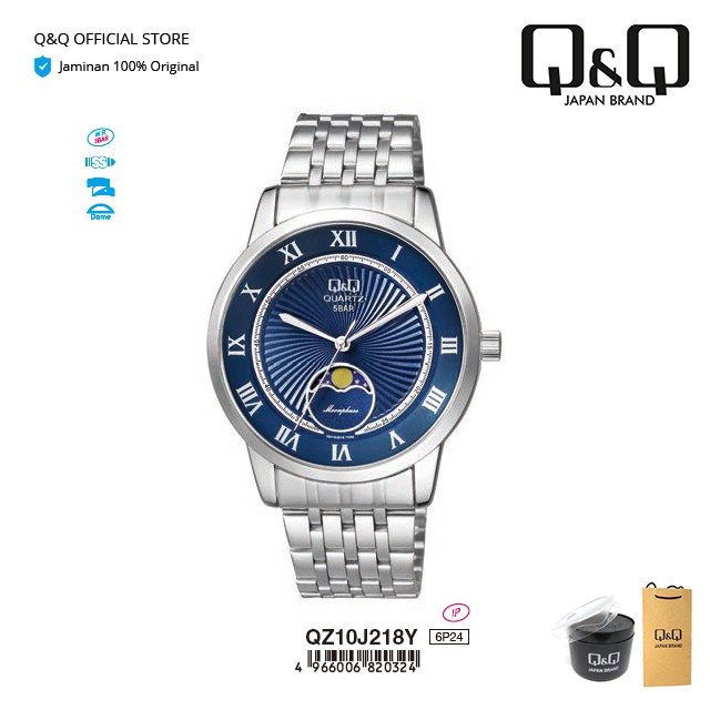 Jual Q&Q QnQ QQ Original Jam Tangan Arloji Pria Stainless Analog ...