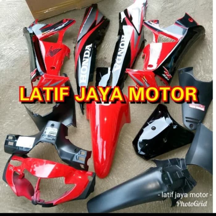 Jual cover body supra x 125 lama full set | Shopee Indonesia