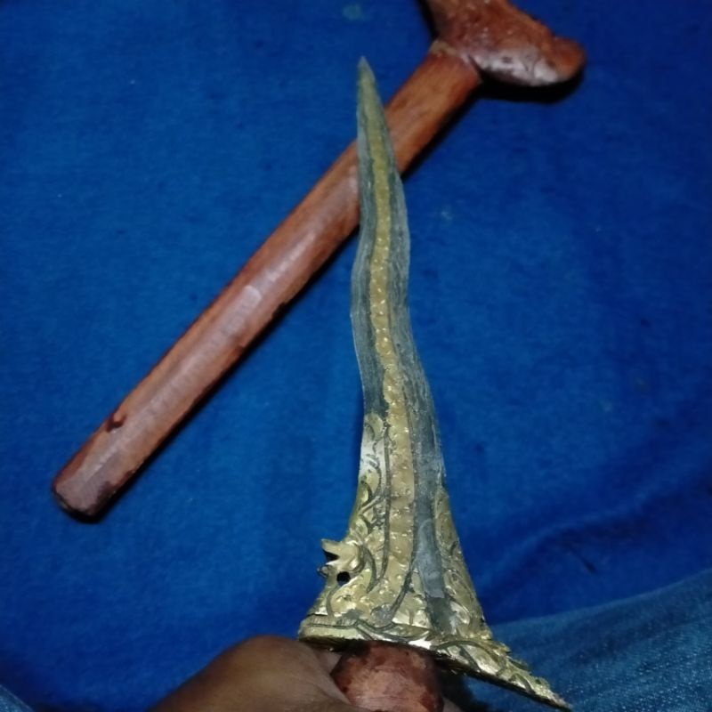 Jual Keris Nogososro Luk 3 Kinatah Kamardikan | Shopee Indonesia