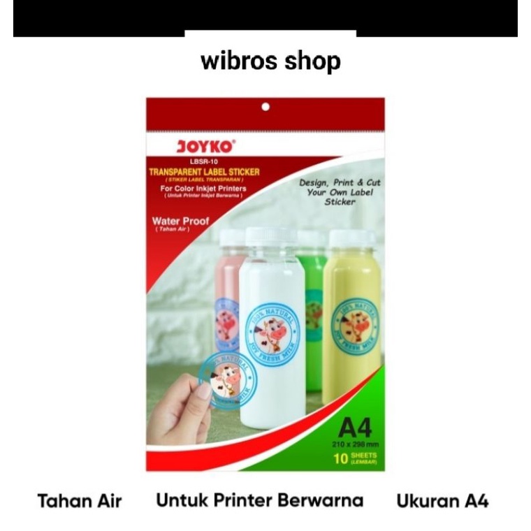 Jual stiker level Transparan level stiker joyko LBSR-10 s3283 | Shopee ...