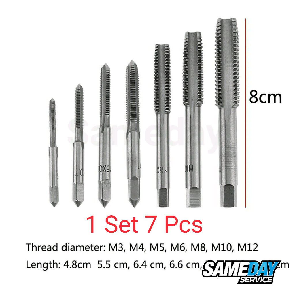 Jual Hand Tap Set M3-M12 - Handtap Membuat Drat | Shopee Indonesia