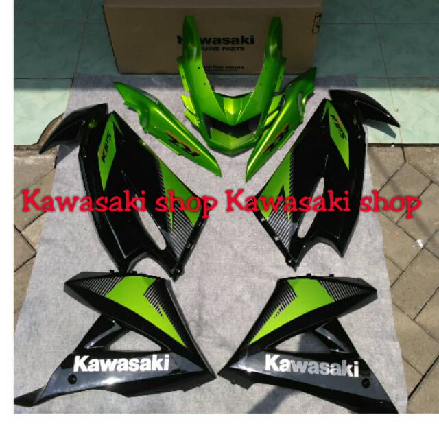 Jual cover body fairing ninja rr new full set hijau original kawasaki ...