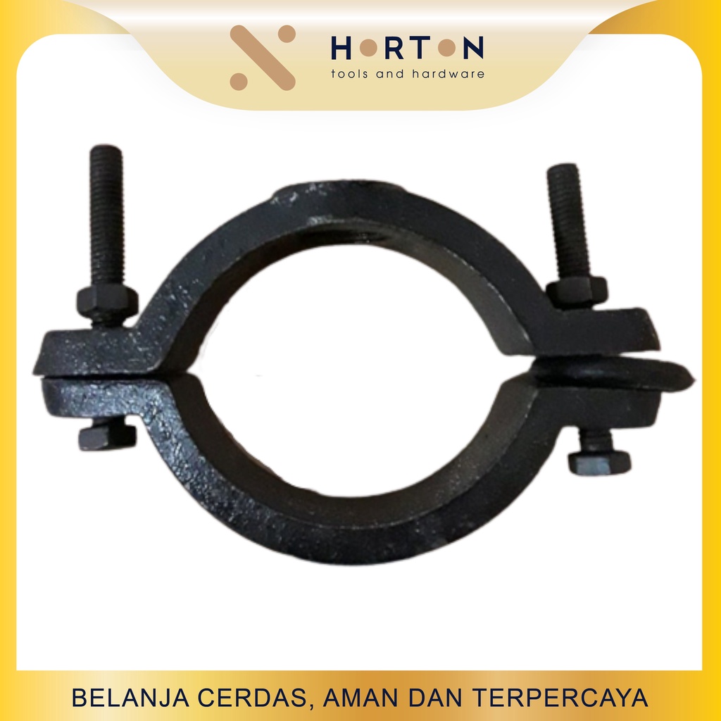 Jual KLEM SADEL 3" X 1/2 BESI CLAMP SADDLE | Shopee Indonesia
