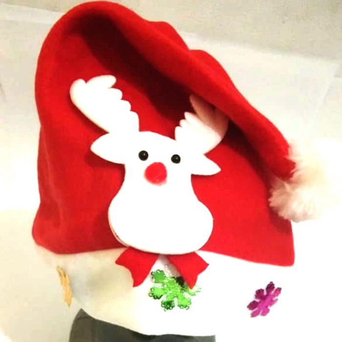 Jual TOPI SANTA ANAK (KID) DEER LED (T 004) | Shopee Indonesia