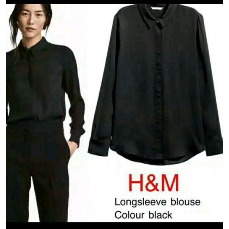 Jual kemeja lengan panjang cutlabel full hnm | Shopee Indonesia