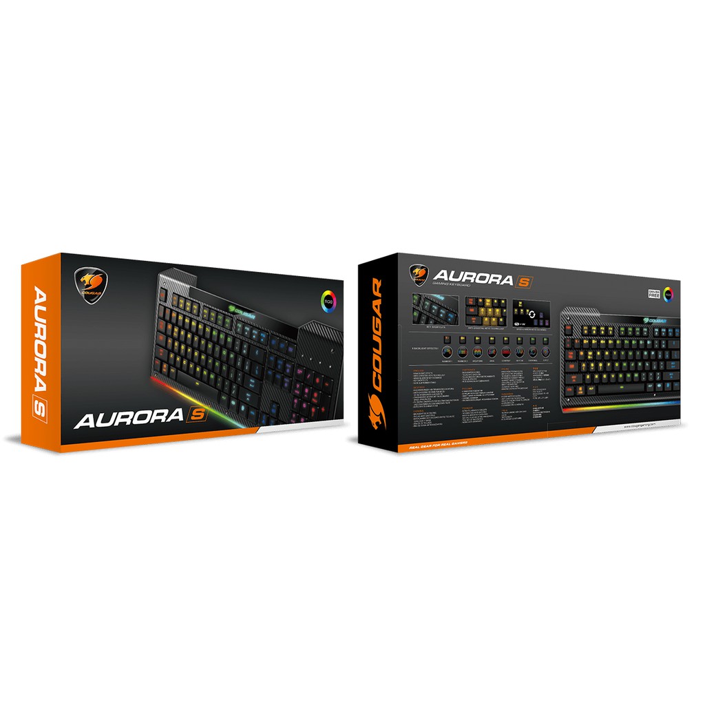Jual COUGAR AURORA KEYBOARD DYNAMIC COLOR EFFECT!! | Shopee Indonesia
