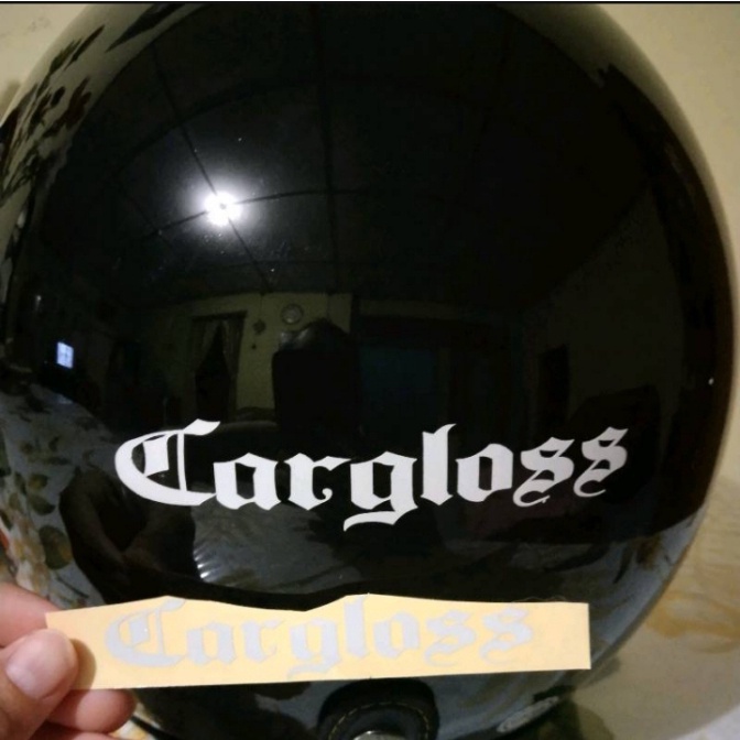Jual STICKER HELM CARGLOSS CUTTING | Shopee Indonesia
