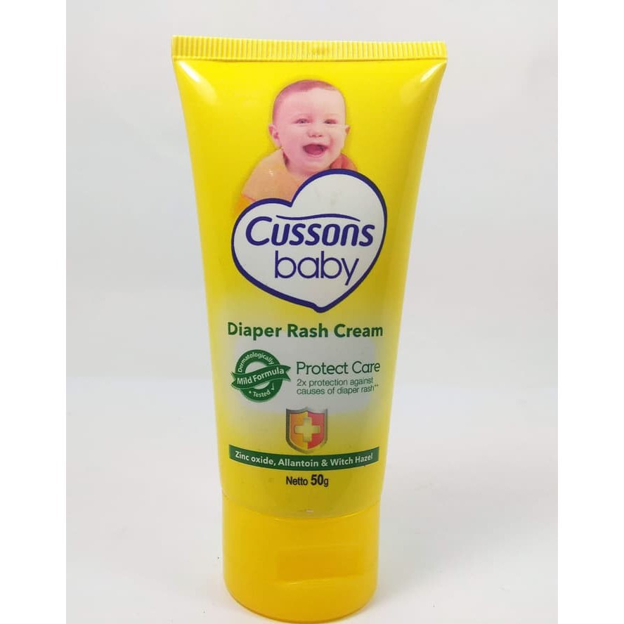 Jual CUSSONS DIAPER RASH CREAM PROTECT CARE 50 GR | Shopee Indonesia