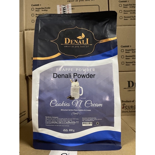 Jual Cookies N Cream Powder Denali | Shopee Indonesia