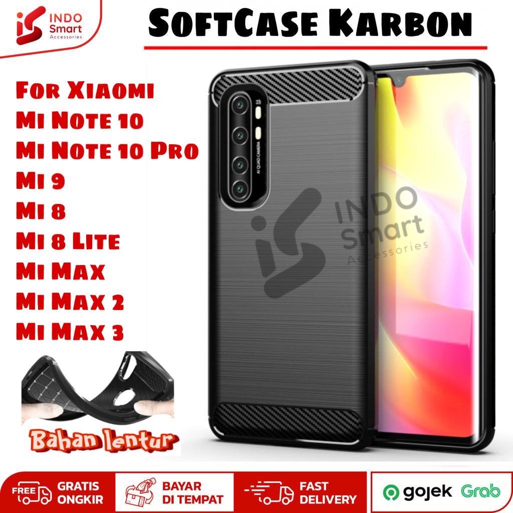 Jual Softcase Xiaomi Mi 8 9 Max 2 3 Note 10 Pro Lite Casing Ipaky Carbon Rugged Shock Protection ...