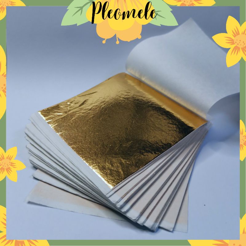 Jual [satuan] Kertas emas, foil gold, gold leaf bahan resin kerajinan ...