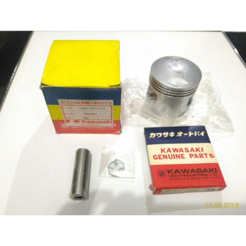 Jual Piston Kit - Seher Kawasaki BINTER MERZY KZ200 OS 0.25 | Shopee ...