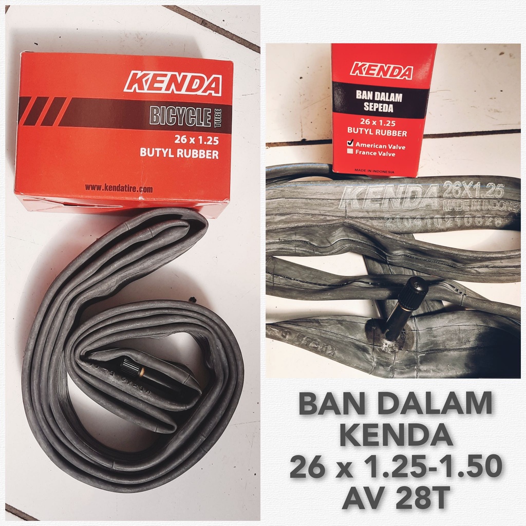 Jual Ban Dalam Kenda 26 x 1.25 AV dan FV | Shopee Indonesia