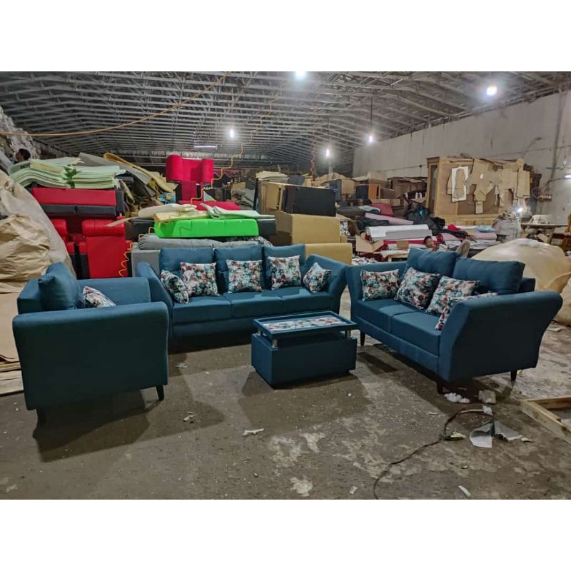 Jual SOFA/SOFA L SUDUT/SOFA L PUTUS/SOFA MINIMALIS/SOFA RETRO 321 ...