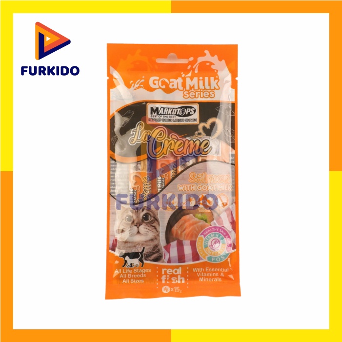 Jual Markotops La Creme All Variant with Goat Milk (4 x 15 Gram) / Cat ...