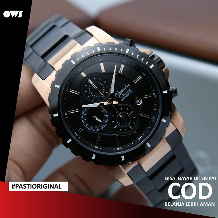 Jual JAM TANGAN PRIA ALEXANDER CHRISTIE AC 6141 ORIGINAL / JAM TANGAN ...