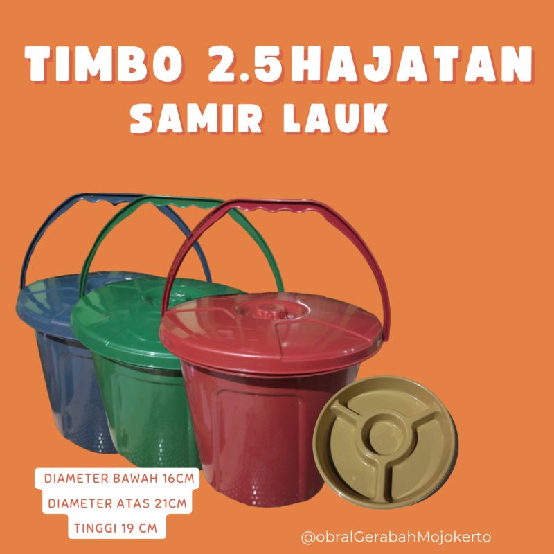Jual TIMBO SAMIR 2.5 GALON / TIMBO 2.5 GALON POLOS / TIMBO SEMBAKO ...