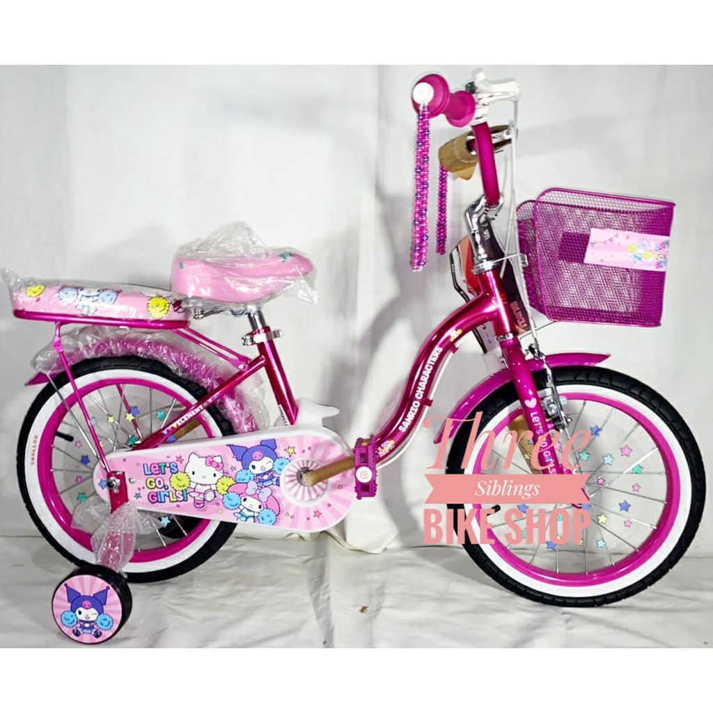 Jual SEPEDA MINI ELEMENT SANRIO HELO KITTY UKURAN 16 INCH | Shopee ...