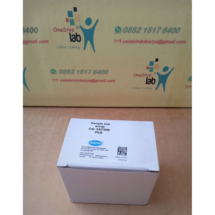 Jual HACH 2427606 Sample cell - 1 Round Glass 10 ml HACH 24276-06 ...