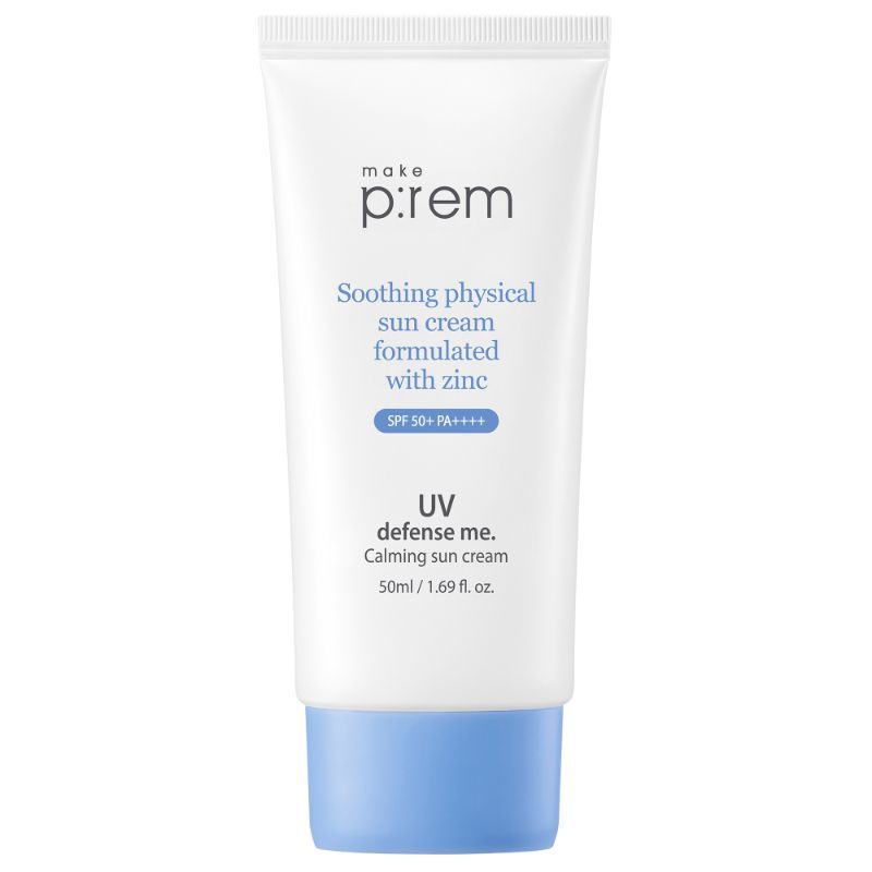 Jual Make PREM UV DEFENSE ME. CALMING SUN CREAM SPF 50 50ML | Shopee ...